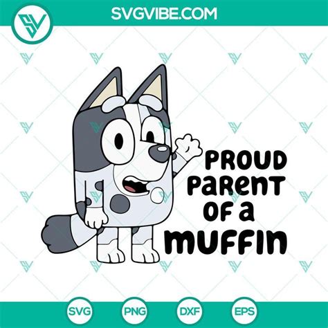 Bluey Muffin Svg File Bundle Cousin Muffin Svg Files This Is