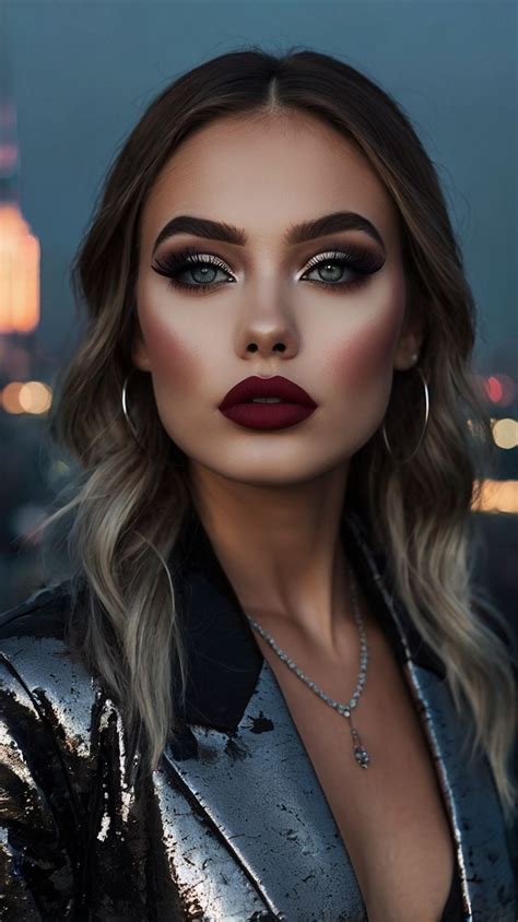 Smokey Eyes And Red Lips The Ultimate Glam Look Smokey Eye Red Lips