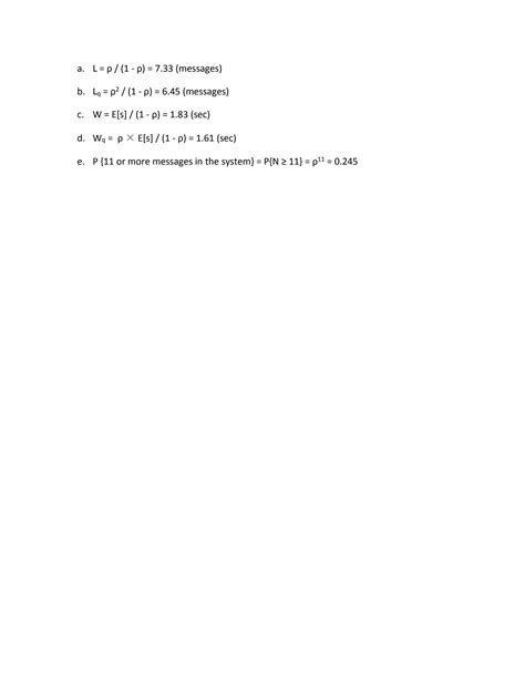 solution sample queuing model questions and answers 333 1604972669