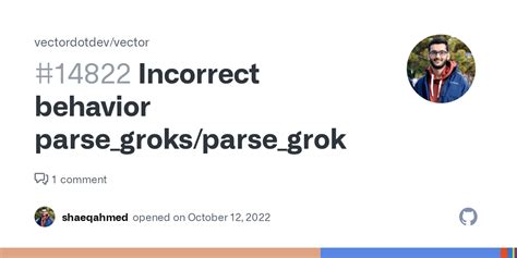 incorrect behavior parse groks parse grok · issue 14822 · vectordotdev