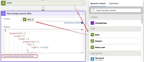 Azure file share usage monitoring with Logic Apps