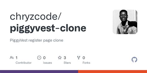 Github Chryzcode Piggyvest Clone Piggyvest Register Page Clone
