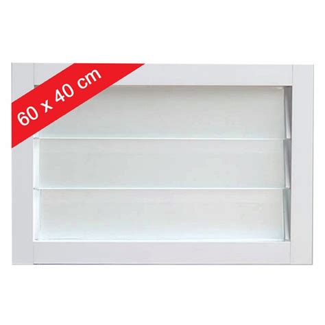 หน้าต่างบานเกล็ด ระบายอากาศ ช่องลมสำเร็จรูป 60 X 40 Shopee Thailand