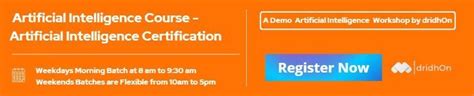 Artificial Intelligence Training And Placement In India Dridhon