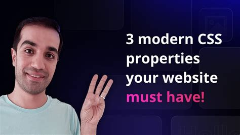 3 Modern Css Properties Your Website Must Have Youtube
