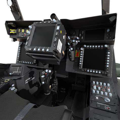 3d Boeing Ah 64d Apache Cockpit High Detail Model Turbosquid 1976731