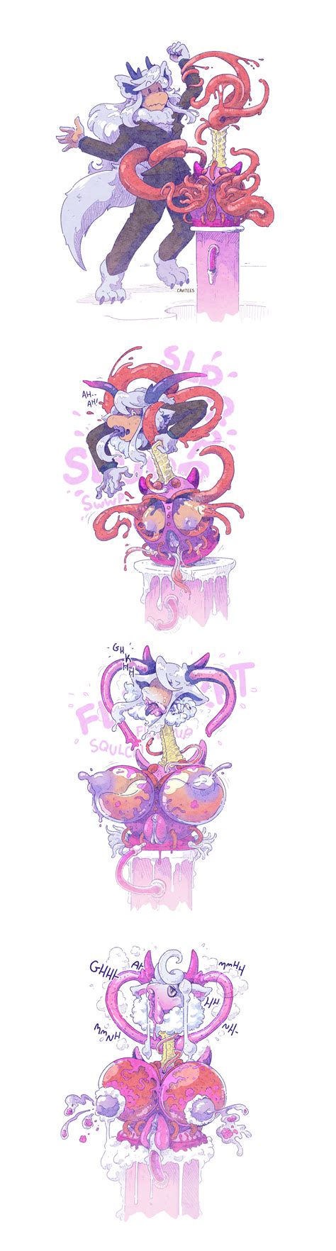 Rule 34 1girls 2019 Absurd Res Anthro Body Horror Breasts Canid