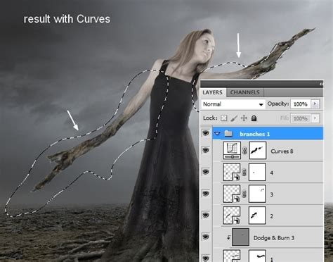 Create A Fantasy Tree Woman Scene In Photoshop Photoshop Star