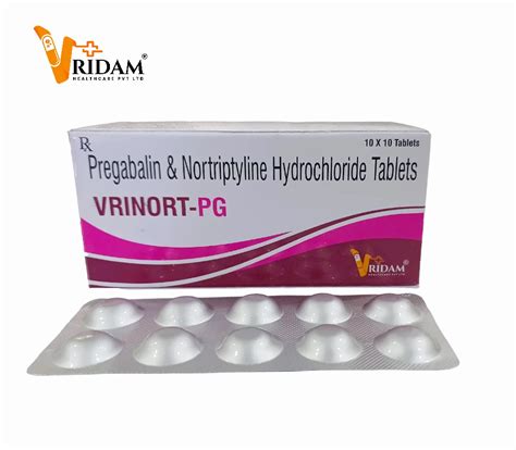 Pregabalin 75mg Nortriptyline 10mg Tablet At ₹ 173 Box Antidepressants Medicine In