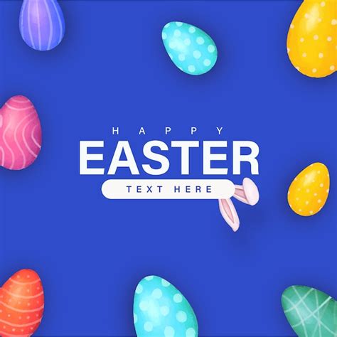 Easter Blue Background Vectors And Illustrations For Free Download