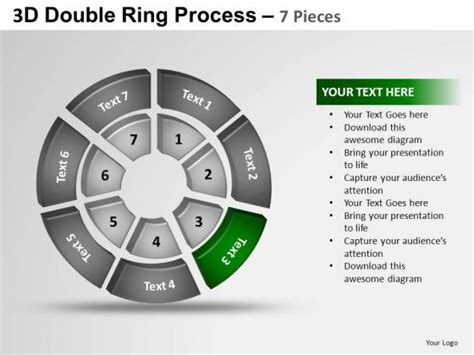 PowerPoint Slide Designs Growth Double Ring Ppt Designs