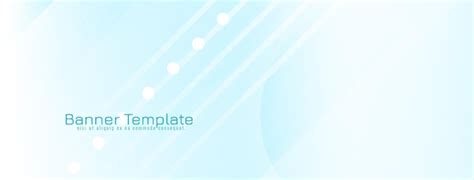 추상적인 기하학적 디자인 현대 파란색 배너 무료 벡터
