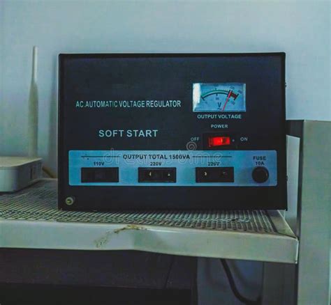 A Functional AC Automatic Voltage Regulator Stock Photo Image Of Assembly Automatic 314710316