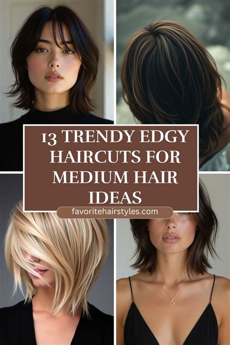 Trendy Edgy Haircuts For Medium Hair Ideas Favorite Hair Styles