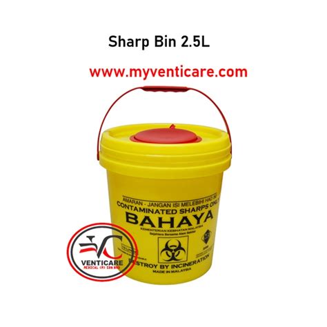 Sharp Bin 25l 5l 10l20l Biohazard Container With Cover Shopee