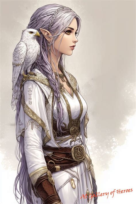 Selvara Viking Female Fighter Character Design Elf And Owl