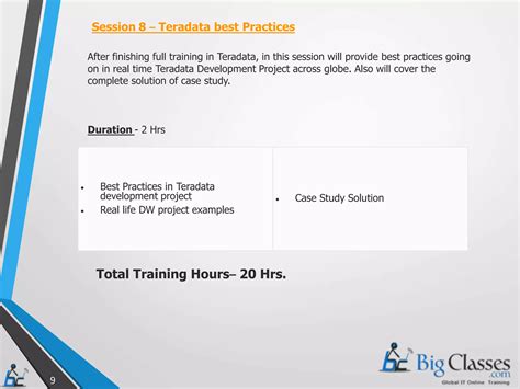 Teradata Training Course Content Pptx