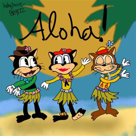 Aloha From Katnip Kollege By Jazztoons On Deviantart