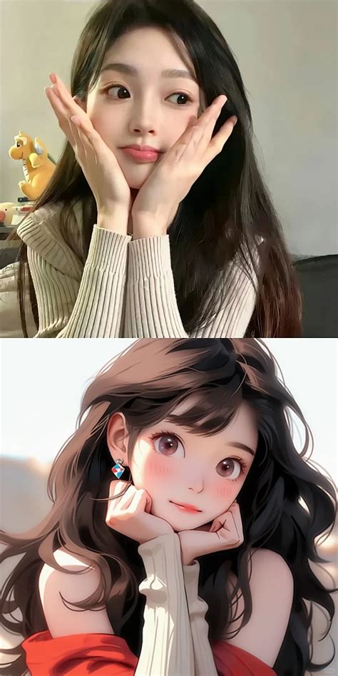 ai插画个人头像 女孩俏皮可爱形象绘 小红书