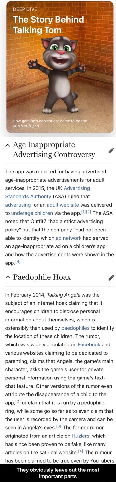 DEEP DIVE The Story Behind Talking Tom A Age Inappropriate Advertising Controversy The App Was