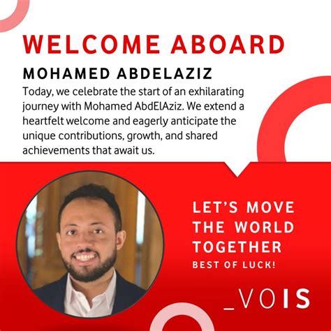 Hamdy Elasawy On Linkedin 🌟 Welcome Mohamed Abdelaziz To Our Team 🌟 Mohamed Were Excited To