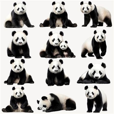 Pandas Various Poses Images Free Download On Freepik