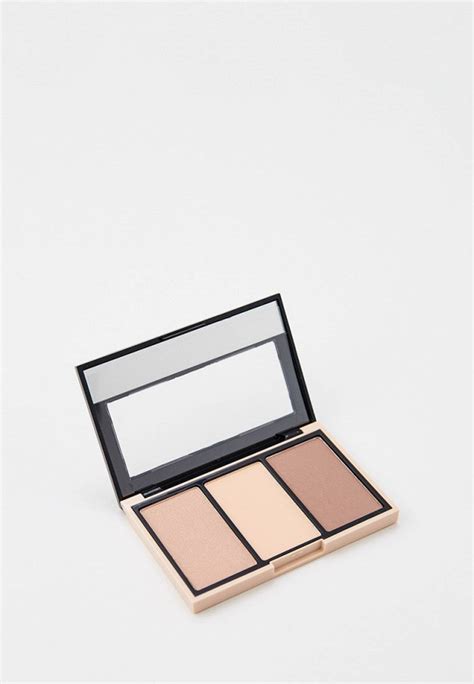 Палетка для лица Ninelle для скульптурирования Silueta №502 холодный бежевый цвет бежевый