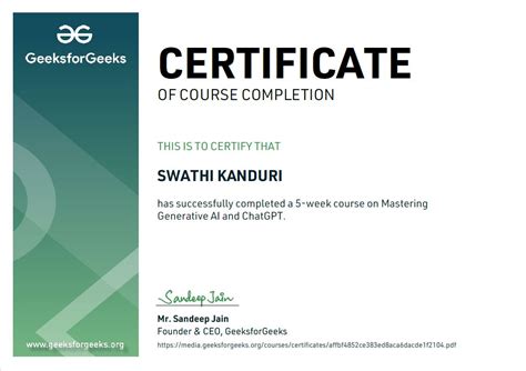Genai Chatgpt Promptengineering Geeksforgeeks Swathi Kanduri
