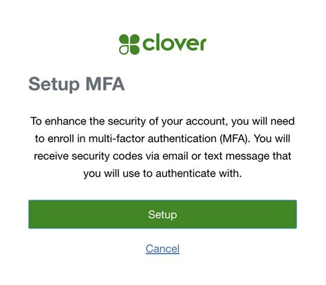 set up multi factor authentication mfa