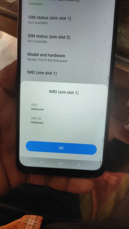 GSM Forum Poco M2 Imei Repair Error Aswered