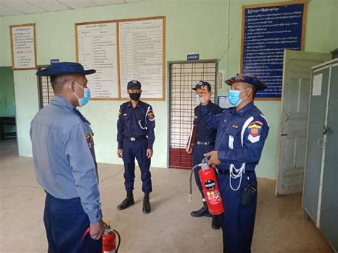 ရှမ်းရွာသစ်မြို့ မီးသတ်ဦးစီးဌာနမှ မီးဘေးလုံခြုံရေး စစ်ဆေးဆောင်ရွက