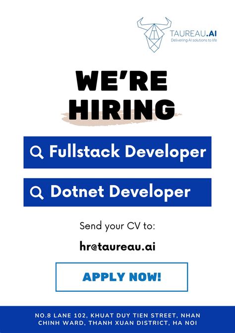 Taureau Ai Vietnam On Linkedin Hr Fullstackdeveloper