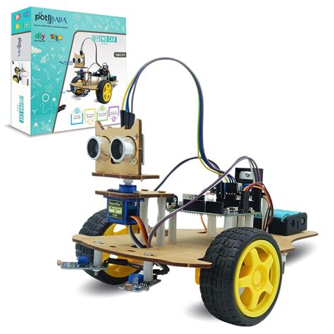 Buy PotliBABA WD In Obstacle Avoiding Light Follower Robotics Kit Science Kits For All