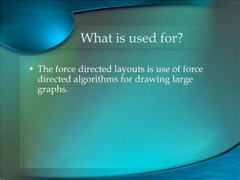 Ppt Force Directed Algorithm Powerpoint Presentation Free Download