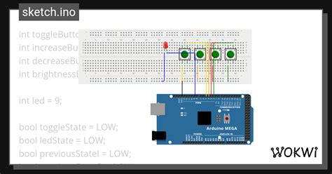 Blink Toggle Control Wokwi Esp32 Stm32 Arduino Simulator