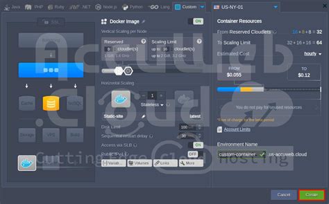 Explained Custom Container Deployment AccuWeb Cloud Guide