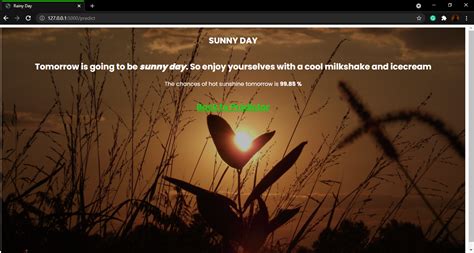 GitHub Illiyas Sha Weather Prediction Application Using ML Weather Predictor Is A Web App