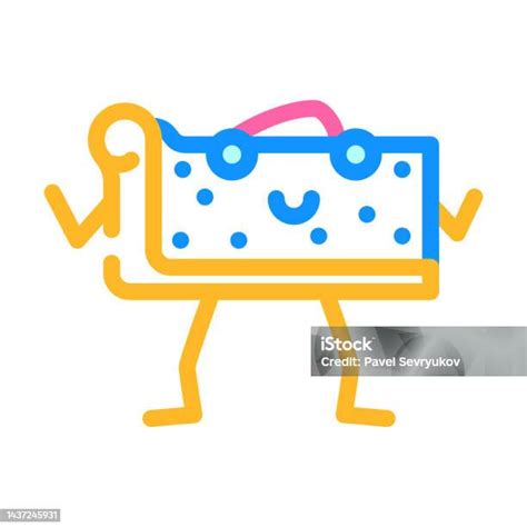 치즈케이크 디저트 캐릭터 컬러 아이콘 벡터 일러스트 레이 션 귀여운에 대한 스톡 벡터 아트 및 기타 이미지 귀여운 낙서 드로잉 딸기 Istock