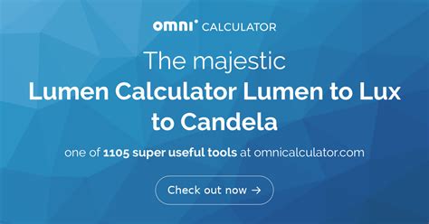 Lumen Calculator Lumen To Lux To Candela