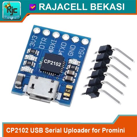 Jual CP2102 MICRO USB 2 0 To Serial UART TTL Module 6Pin Converter Shopee Indonesia