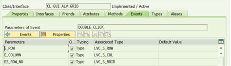 Abap 클래스class Method For Event Double Click