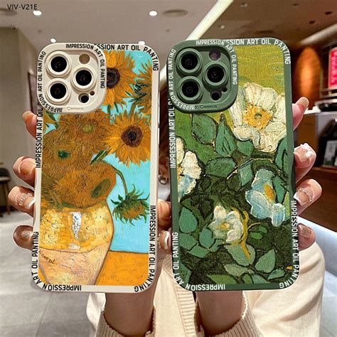 Vivo V21e V21 V20 S1 Se Pro 2021 5g For Phone Soft Thicken Casing Oil