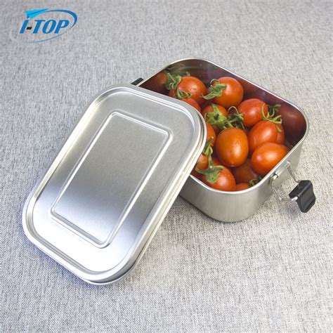 식품 등급 직사각형 금속 스테인레스 스틸 도시락 도시락 도시락 도시락 스테인레스 스틸 도시락 도시락 성인용 도시락 상자 구매 I Top Industry Limited 제품