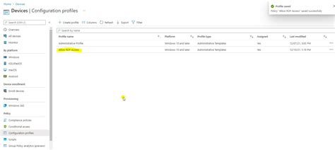 Enable Remote Access With Configuration Profile In Intune Endusersupports Com