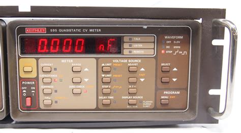 Keithley 595 Quasistatic Cv Meter With Keithley 220 Programmable Current Source Keithley 595 Quasistatic Cv Meter With Keithley 220 Programmable Current Source