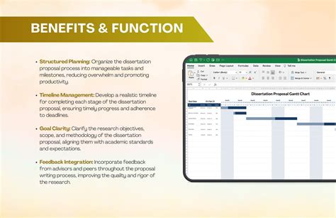 Dissertation Proposal Gantt Chart Template In Excel Download Template Net