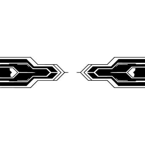 Abstract Tech Arrow Modern Black White Background 67702690 Vector Art At Vecteezy