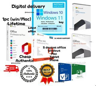 Microsoft Windows Key Lifetime Windows Windows Computers Tech Parts Accessories