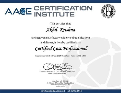 Akhil Krishna On Linkedin Certification Professionaldevelopment Careergrowth Costmanagement