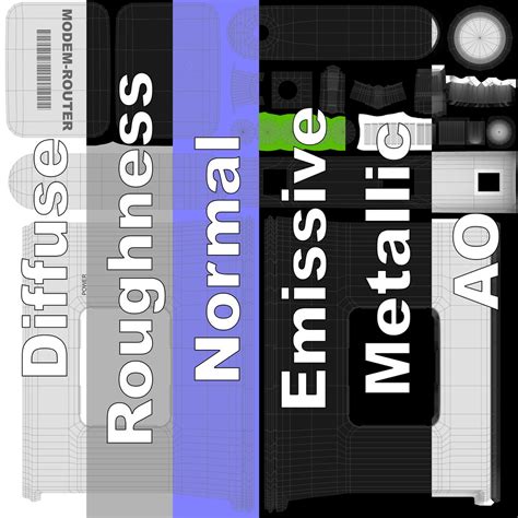 Wi Fi Adsl Modem Router Model Turbosquid 2057865